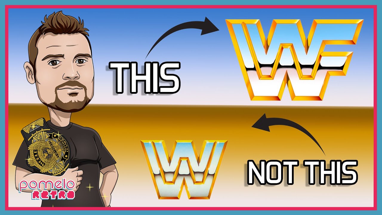 Wwe Retro Logo Wwe Retro Logo Graphic Gem