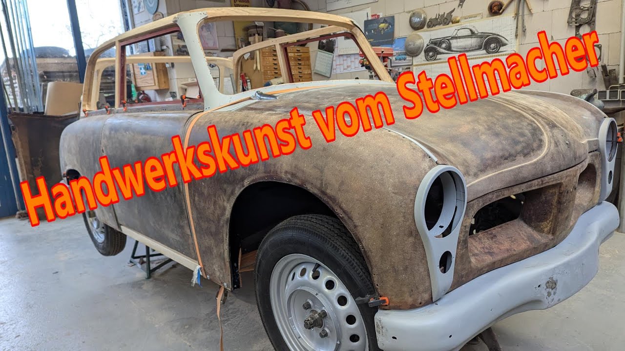 In der Stellmacher Werkstatt. Der AWZ P70 wird bald fertig! - YouTube