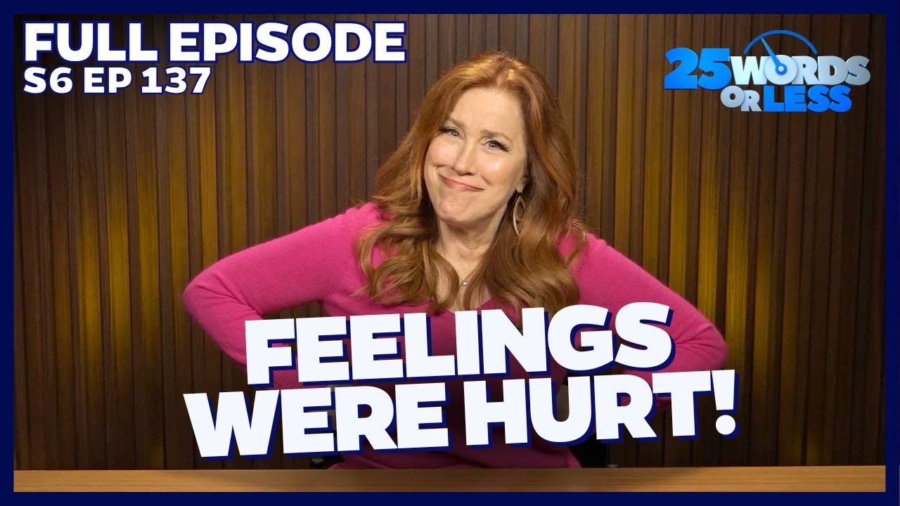 So Much Emotion for So Few Words! | 25 Words or Less Game Show - Full ...