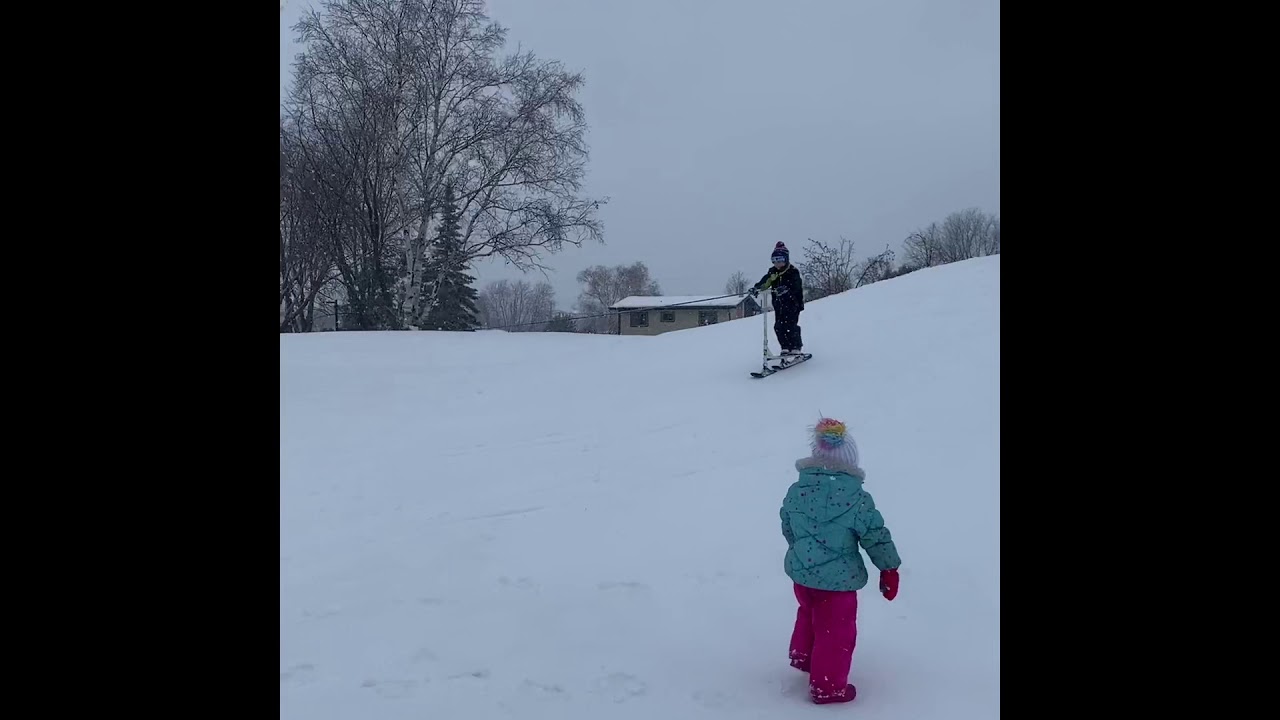 Snow kick! - YouTube