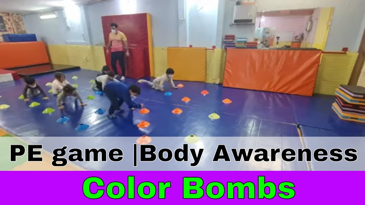 physical activity for children | PE game | Color Bombs - YouTube