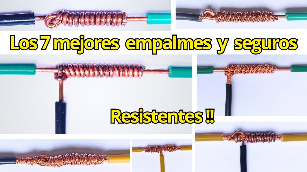 Cómo empalmar cables eléctricos - los 7 MEJORES - lineal y en T con ...