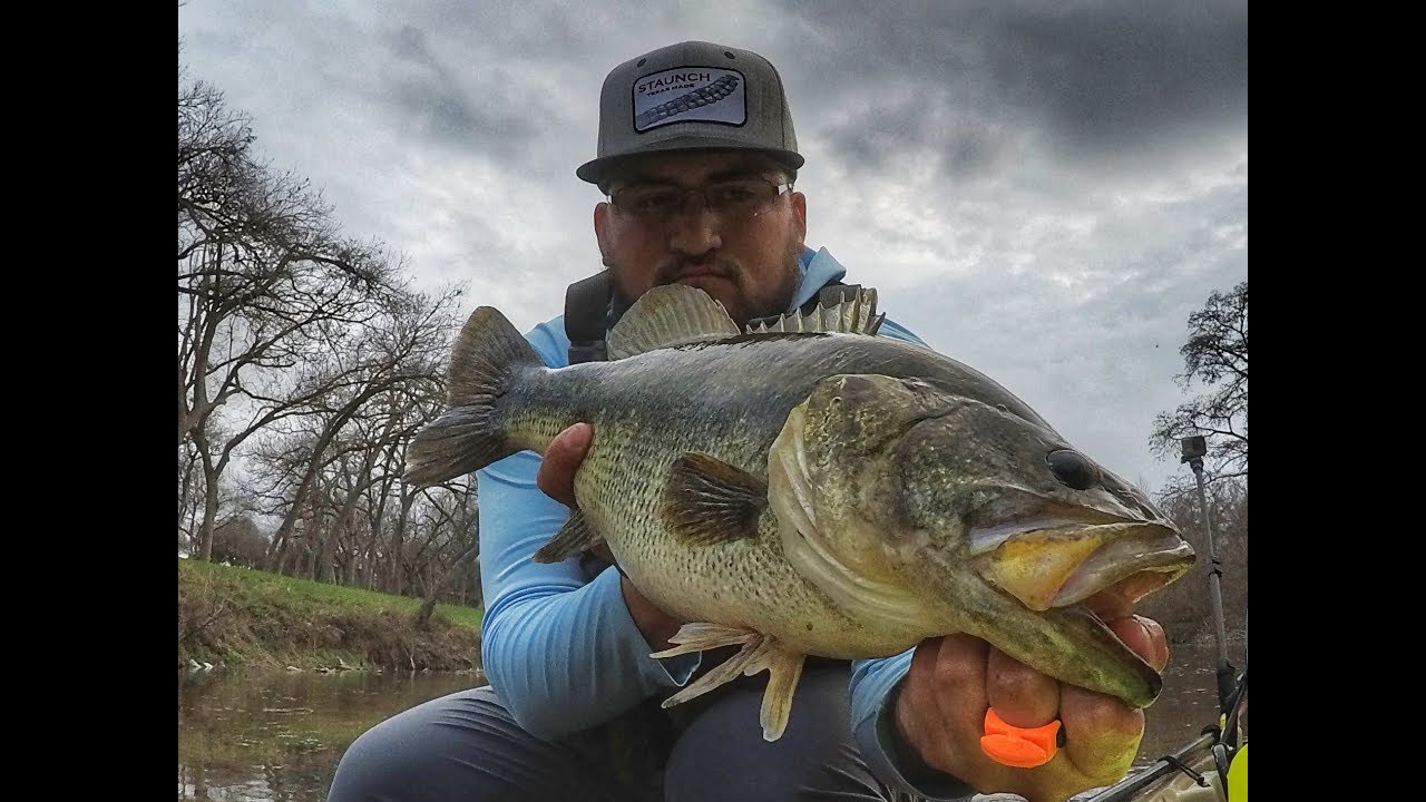 Kayak Bass Fishing - Catching Nearly 15lbs of Bass off Beds*** - YouTube