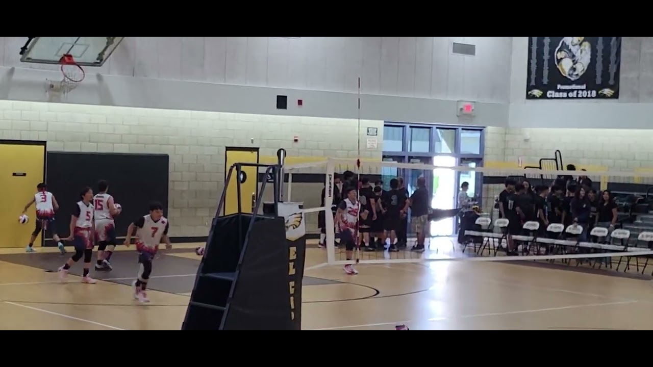 3/18/24 7th Grade Sanger (WAMS) warm up #5marshall (setter) - YouTube