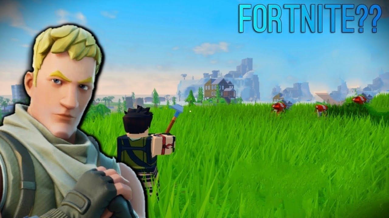 FORTNITE BUT IN ROBLOX... - YouTube