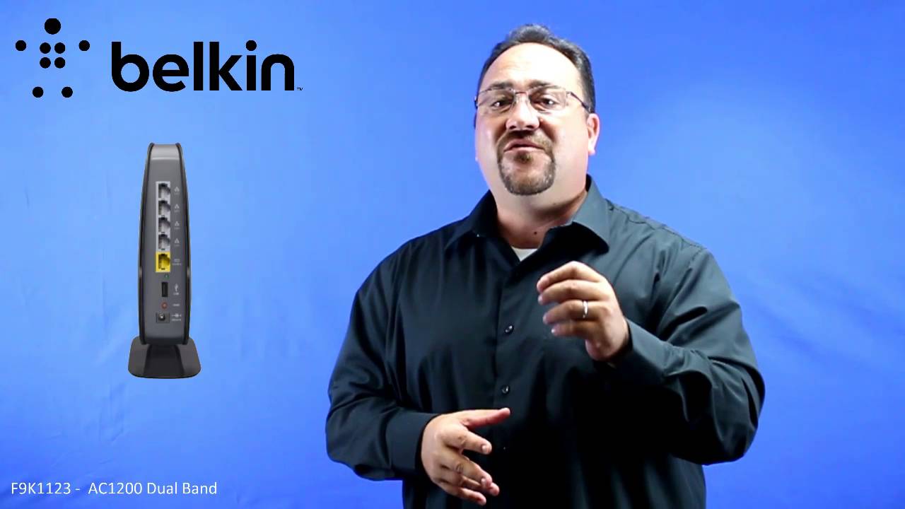 Belkin F9K1123 AC1200 Router - YouTube