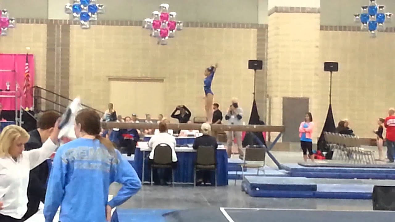 Jurnee Lane 9.40 Level 7 TN State Meet March 2015 - YouTube