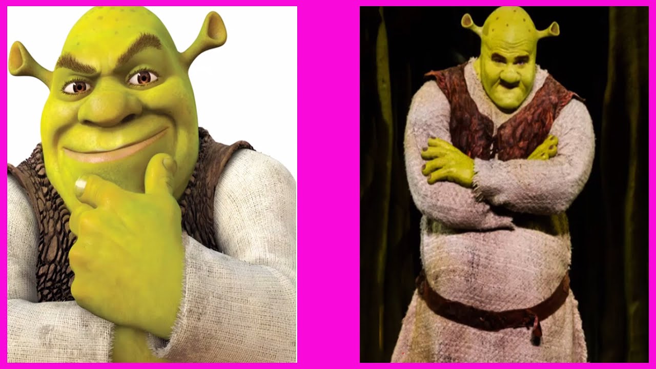 Shrek Characters In Real Life - YouTube