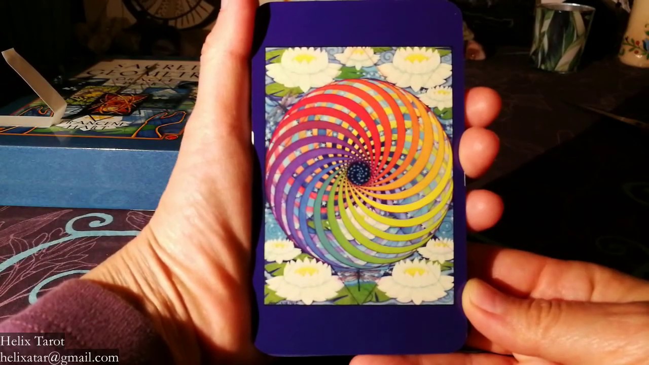 Sacred Geometry Oracle Deck - pierwszy kontakt - YouTube