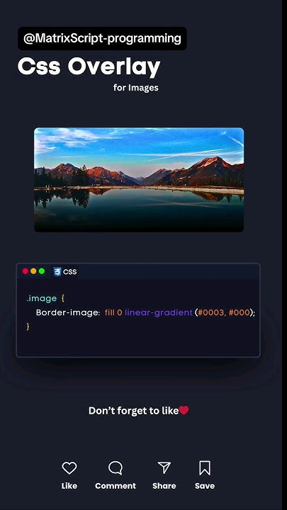 CSS overlay #css #html #web design #website #art #design #frontend - YouTube