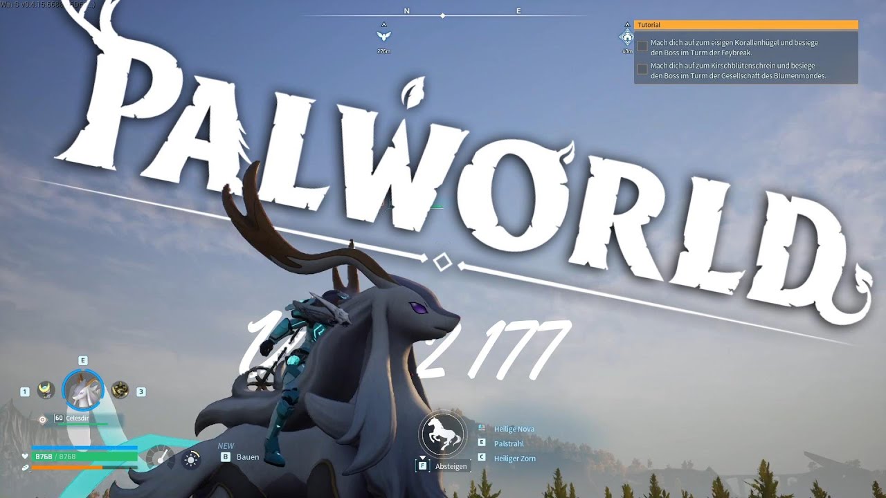 Wieder in den Lagern sein und Celesdir reiten ist ganz fein / Palworld ...