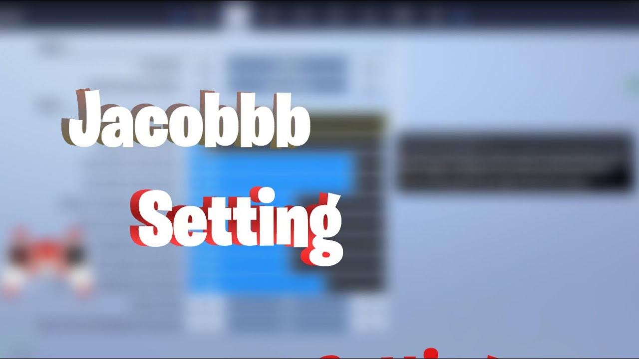 Chronic Jacob settings - YouTube