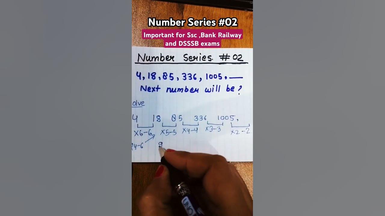 Number Series #02 #quant #maths #mathproblem #mathstricks #ytshorts #youtubeshorts #numberseries ...