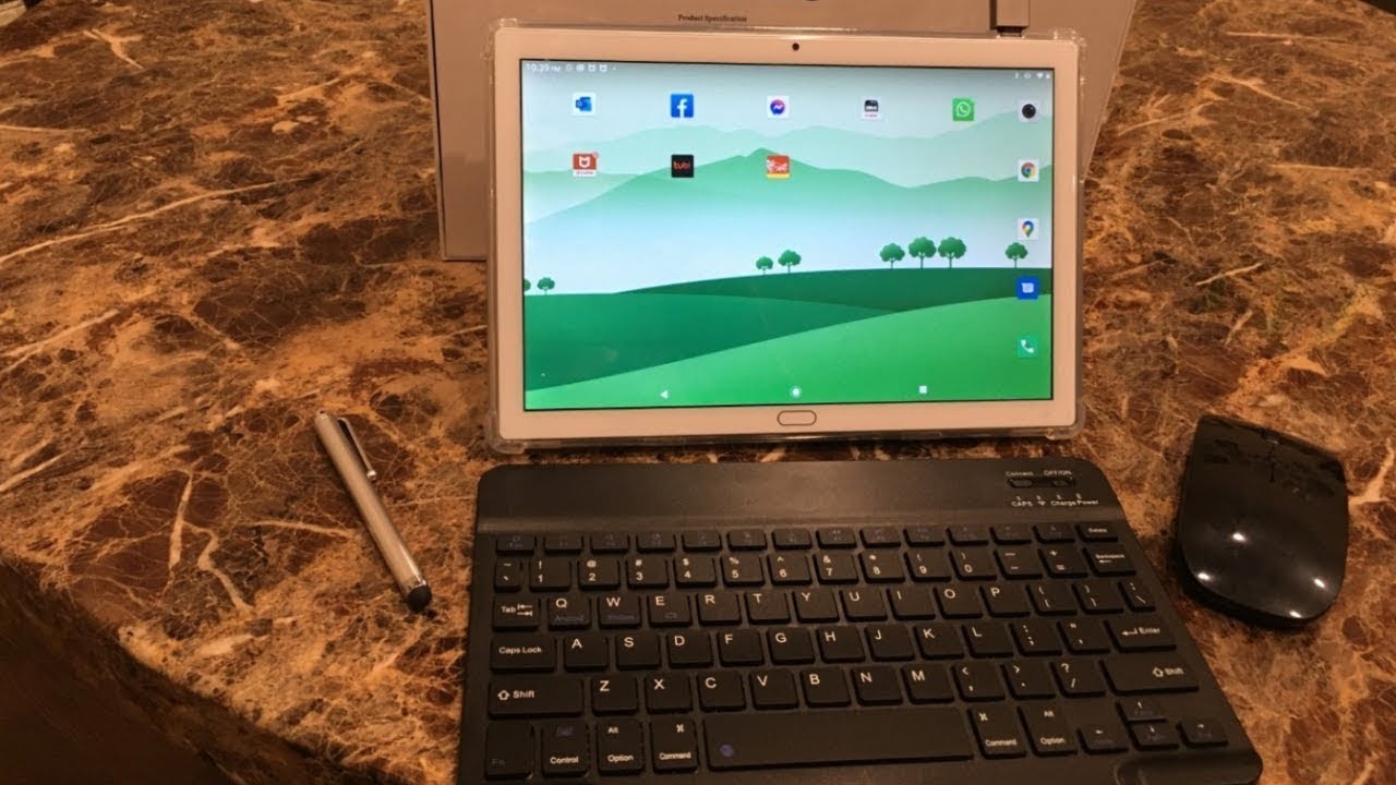 MEIZE 2 in 1 Tablet 10.1 Inch, Android 11.0 Tablets, 64GB/128GB ROM ...