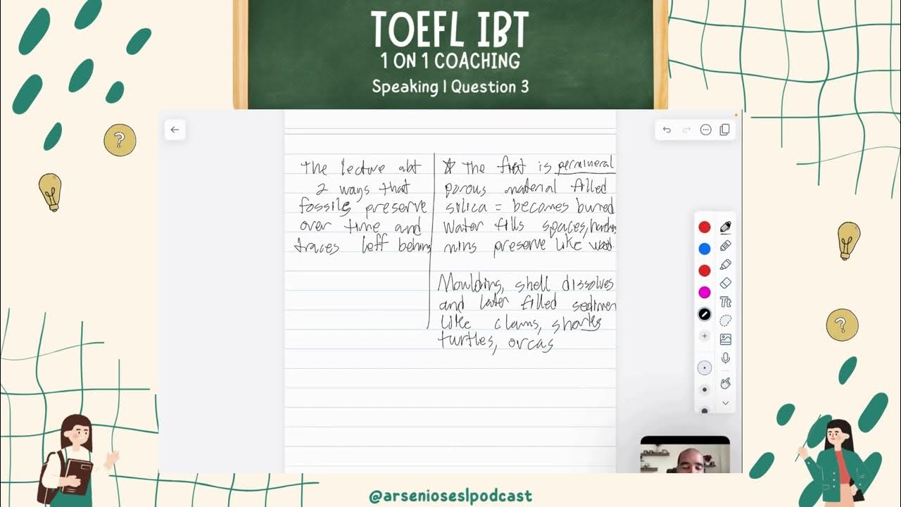 TOEFL iBT | 1 on 1 Coaching | SQ4 | My Note-taking, Creativity ...