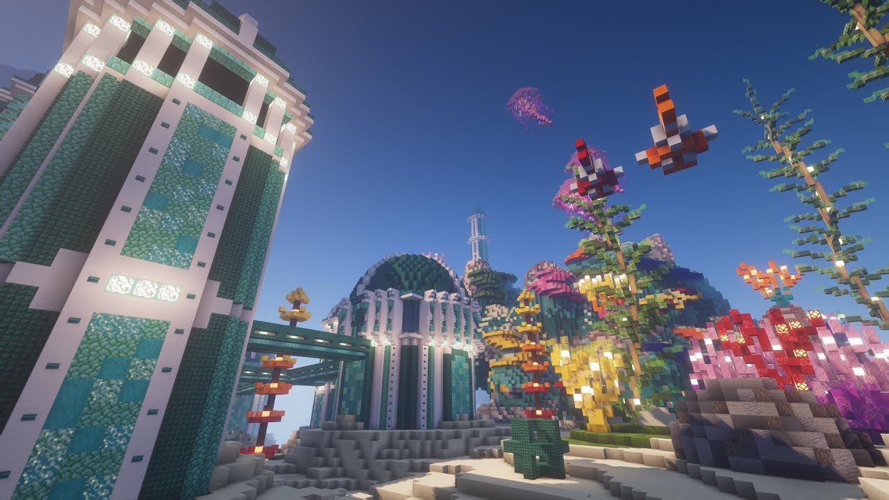 Nautilussia Reef | Another Build Showcase for Minewind Server - YouTube