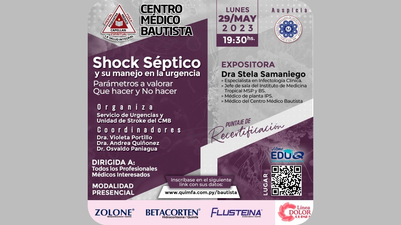 Shock Séptico y su manejo en la urgencia - YouTube
