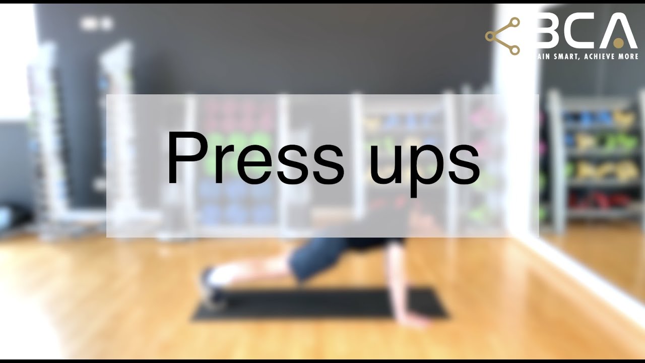 Press ups | Upper Body - YouTube