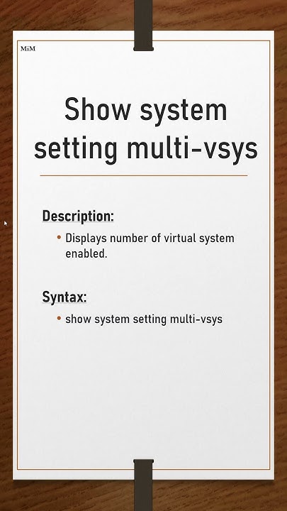 Check multi-vsys in paloalto firewall | Paloalto Cli Commands | Part-14 - YouTube