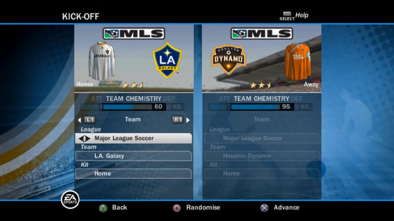 FIFA 10 (PS2) Gameplay - LA Galaxy vs Houston Dynamo - YouTube