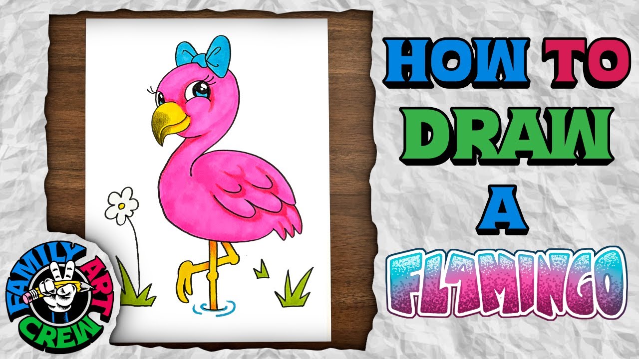 How To Draw A Flamingo - YouTube