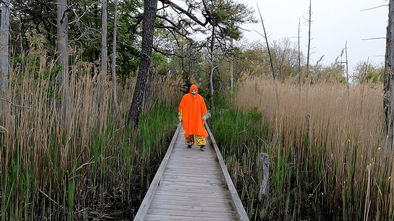 New Scary Clown Chases us at Park - WeeeClown Around - YouTube
