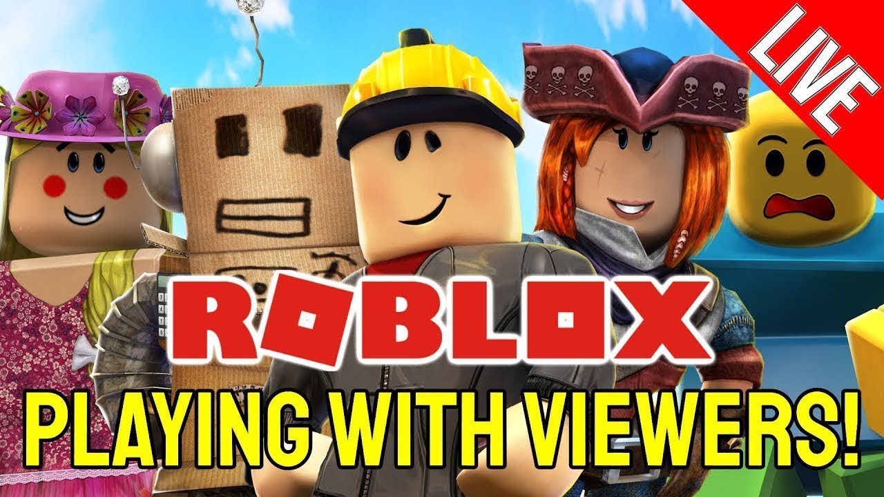 ROBLOX LIVE STREAM PLAYING WITH VIEWERS #ROBLOX #LIVESTREAM #SHORTS # ...