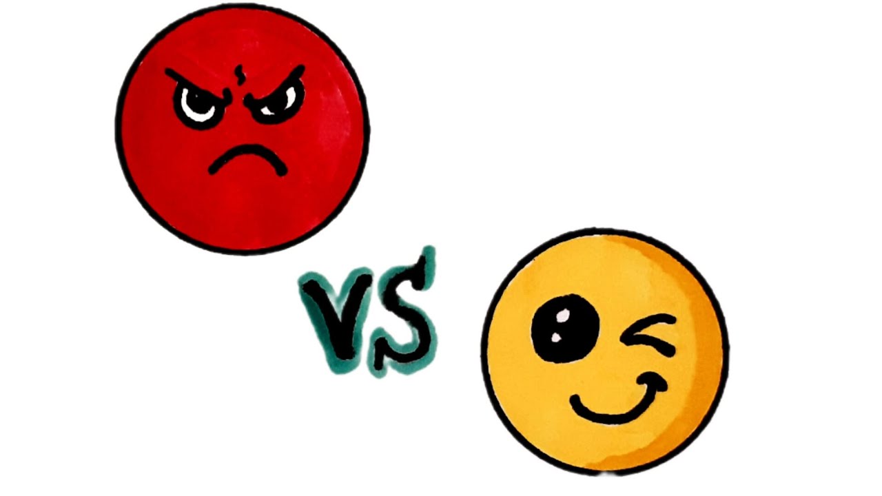 Как нарисовать ЗЛОЙ СМАЙЛИК vs ДОБРЫЙ СМАЙЛИК/How to draw an EVIL ...