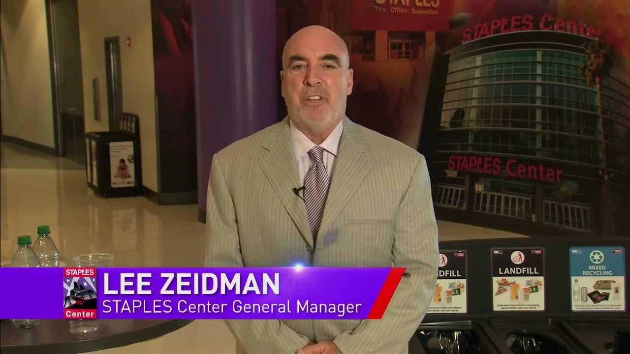 STAPLES Center Waste Management PSA - YouTube