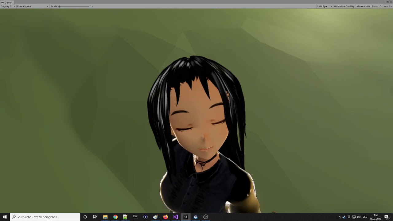 Realistic Hair Physics in my Unity Game GameMaster - YouTube