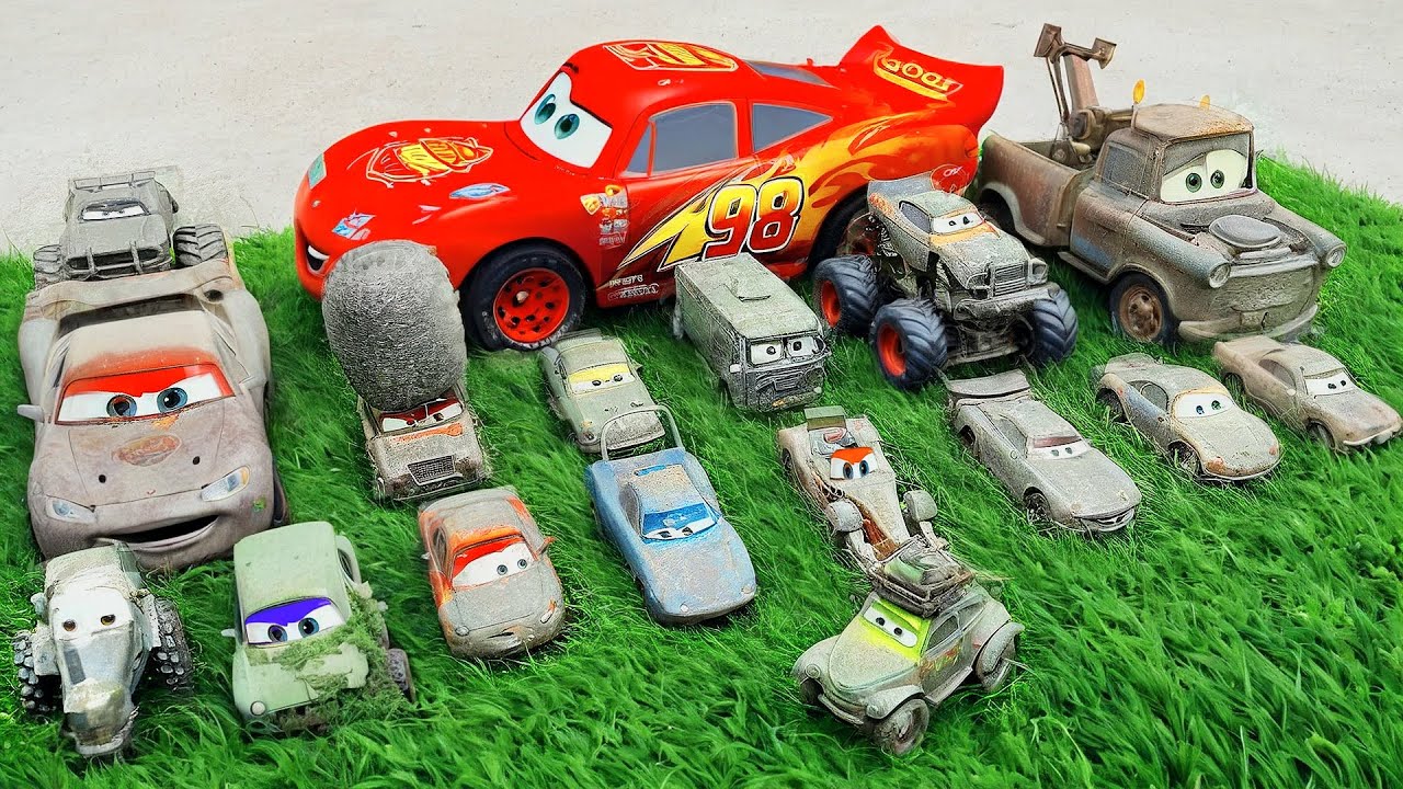 Cleaning Dirty For Disney Pixar Cars of : Lightning McQueen, Fillmor ...