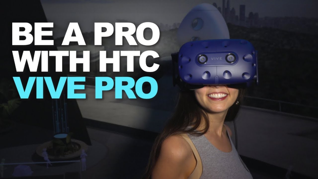 The HTC Vive Pro Gets Improved Resolution and a Better Fit - YouTube