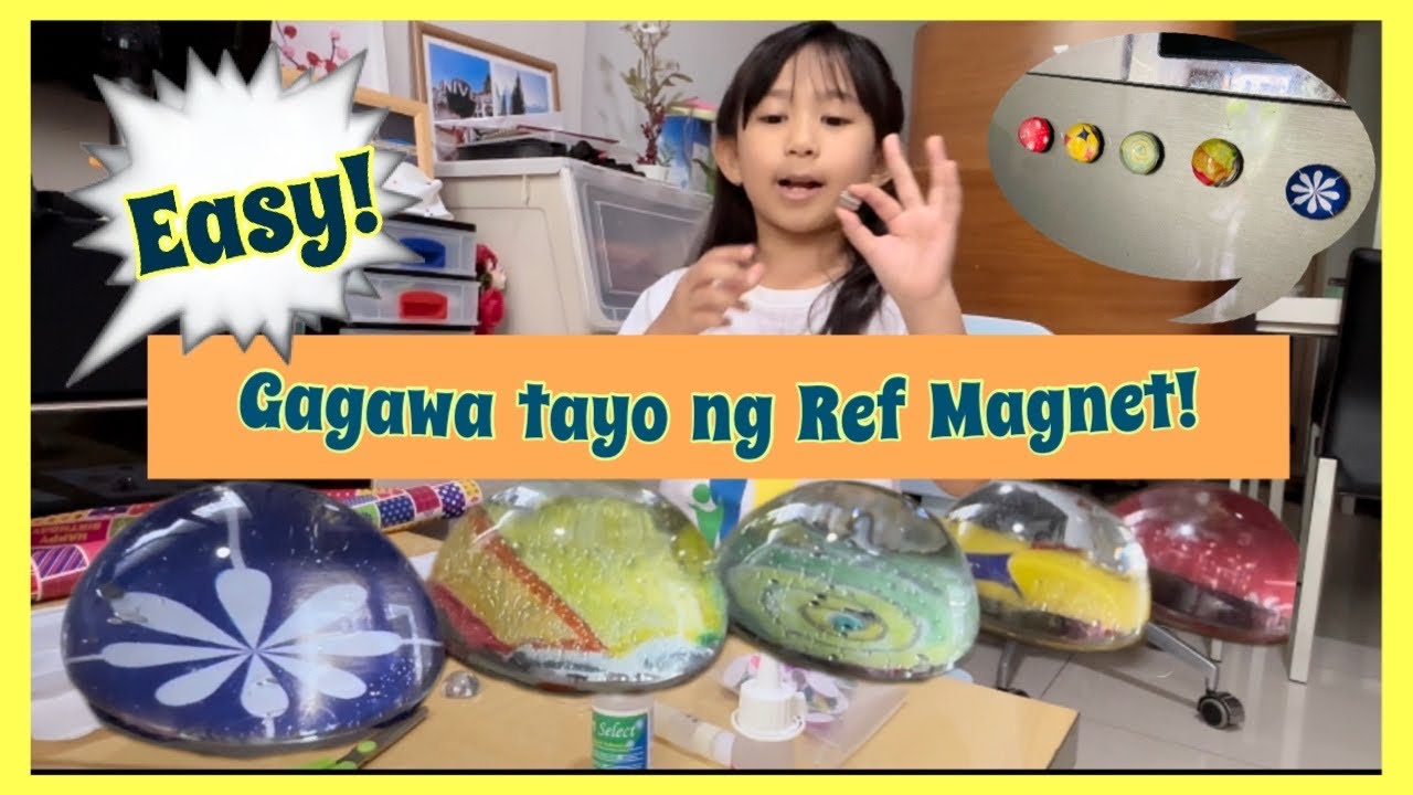 DIY Ref Magnet! Kids can do it! | Easy and Fun! Performance task - YouTube