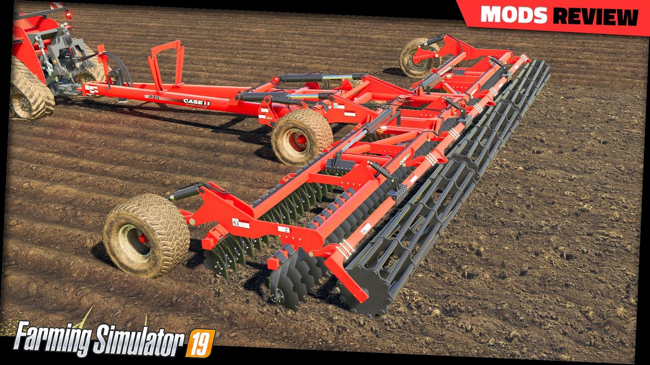 FS19 | CASE Speed Tiller 475 Disk (Disc Harrow) - Farming Simulator 19 ...