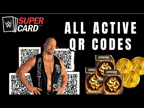 ALL WORKING QR CODES!! TONS OF SUPERCOINS CREDITS AND CARDS WWE ...