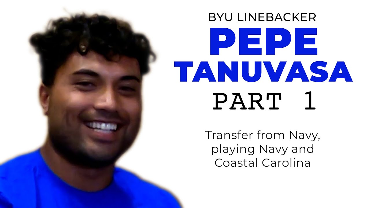 Pepe Tanuvasa #BYU linebacker - transferring from Navy, playing Navy ...
