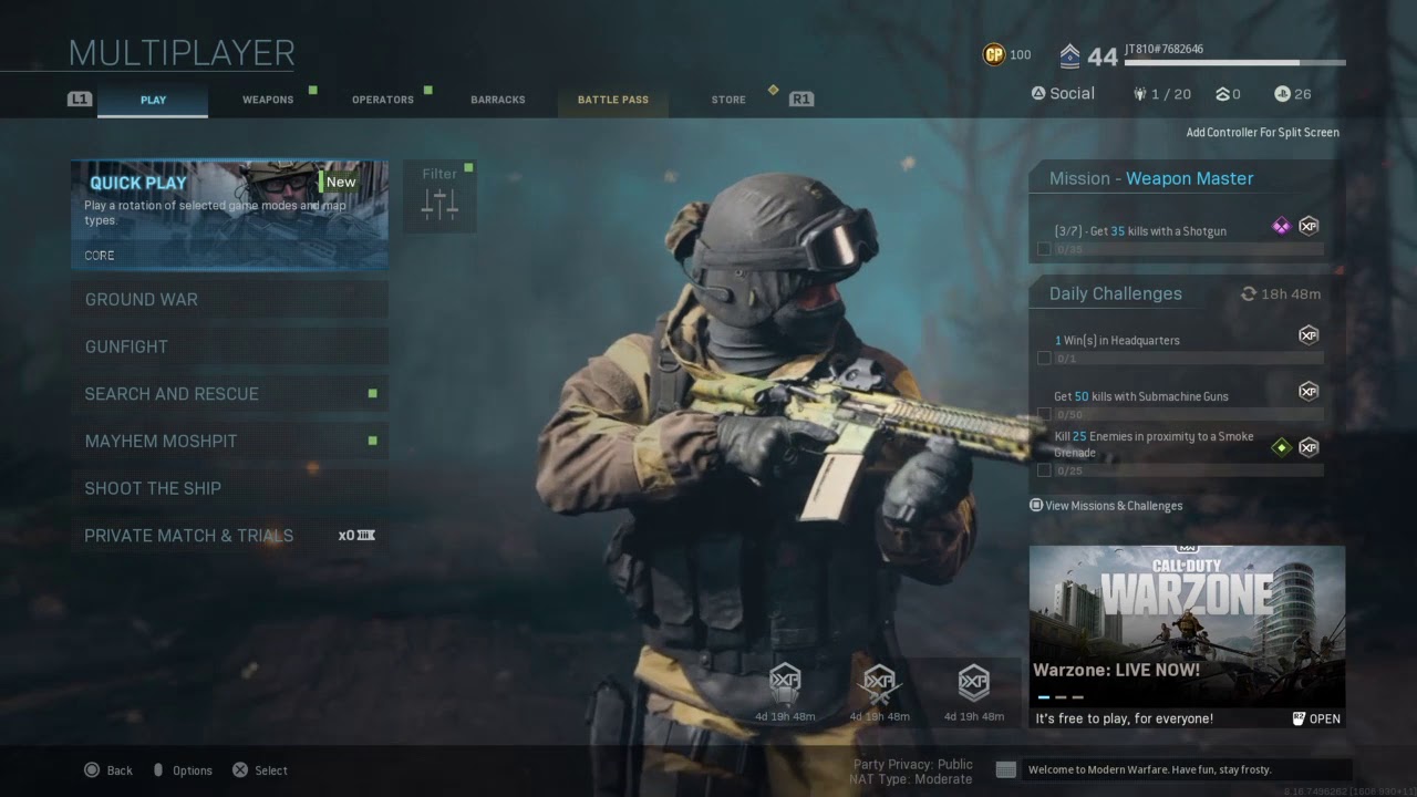 Modern Warfare Season 2 Multiplayer Menu Theme/Music - YouTube