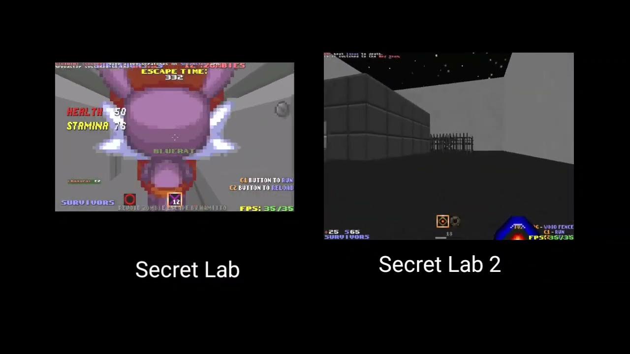 SRB2 Zombie Escape Compare Secret Lab Vs Secret Lab 2 - YouTube