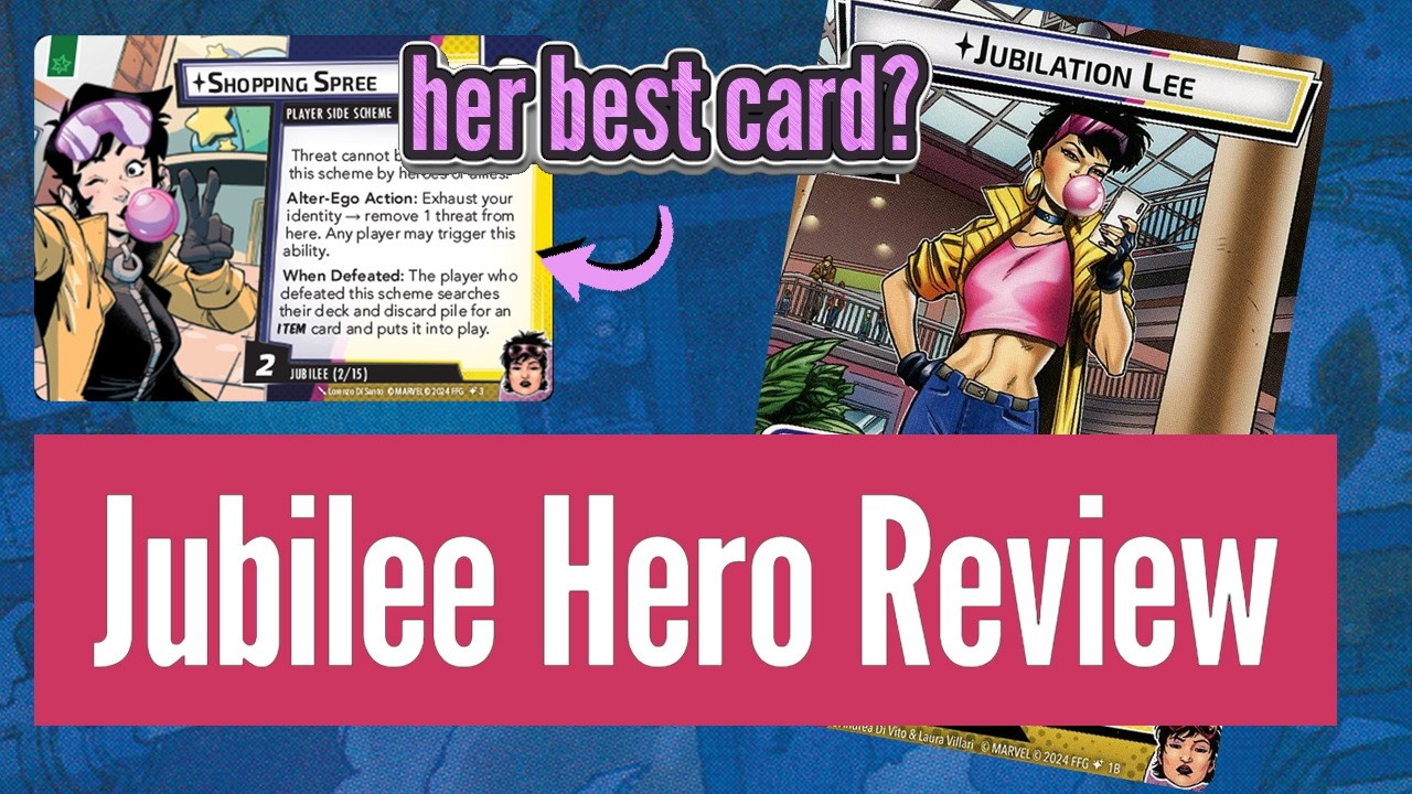 Jubilee Hero Review - Marvel Champions - YouTube