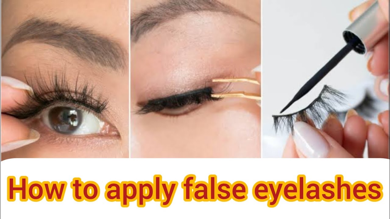 नकली पलकें लगाने और छुटाने का सबसे आसान तरीका How to Apply & Remove ...