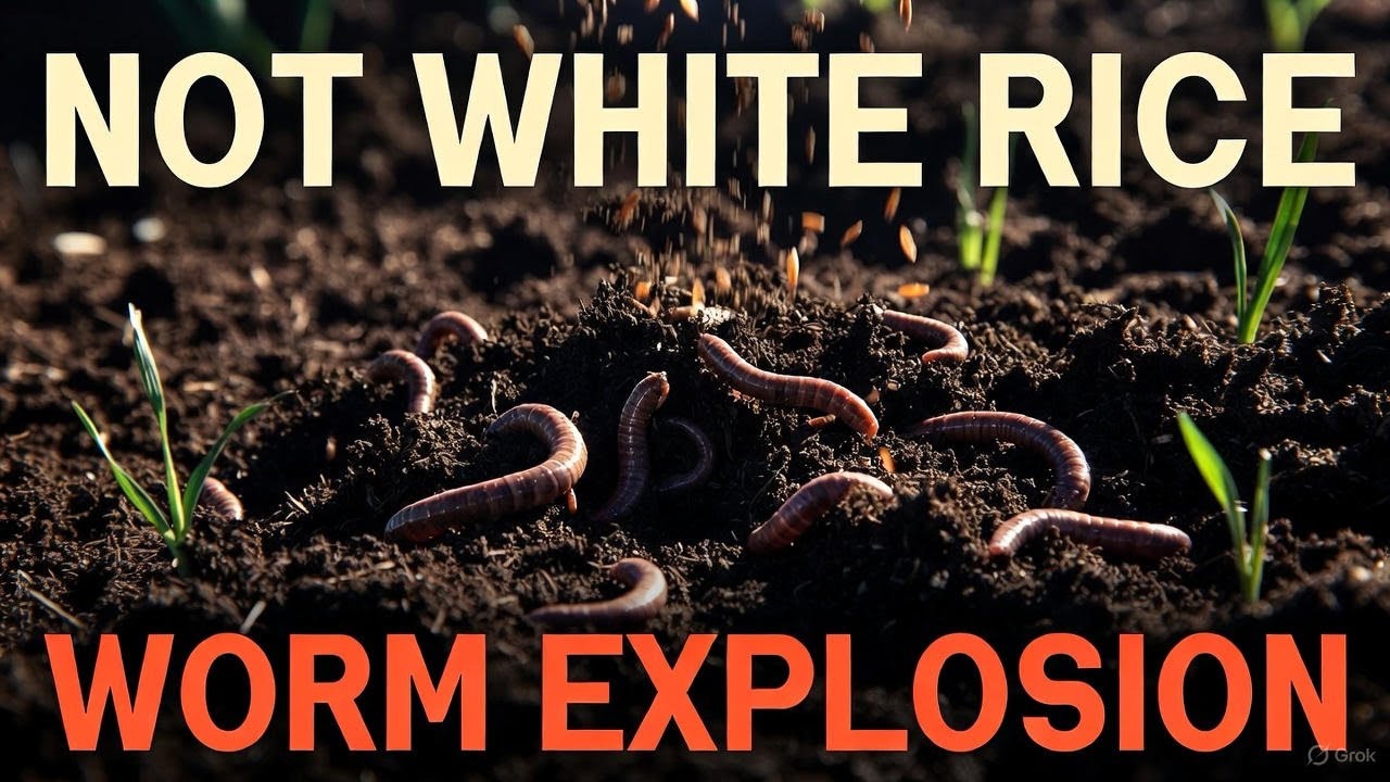 The EXACT Rice Type & Application for Worm EXPLOSION Not What You Think ...