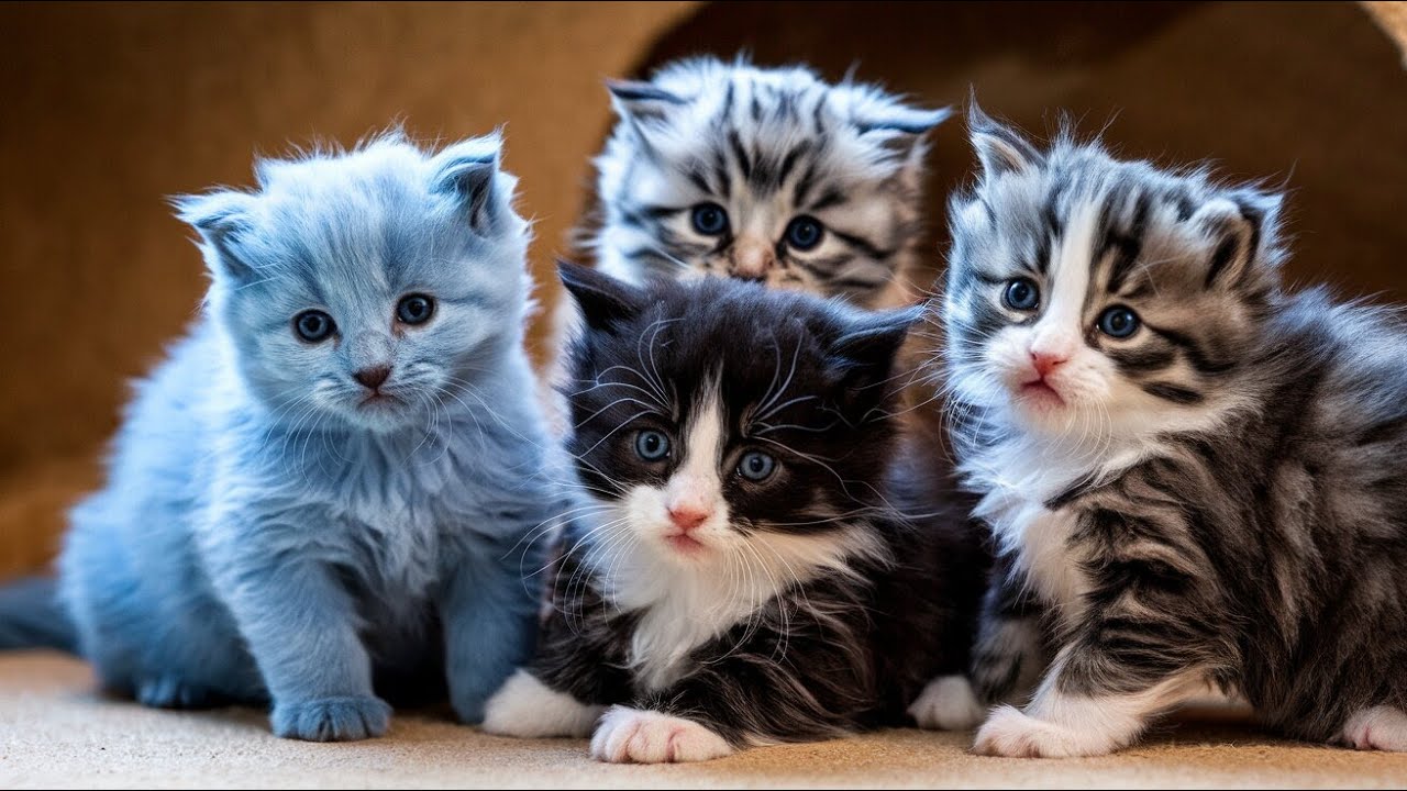 Russian Blue Tabby Mix Kittens: A Perfect Combination - YouTube