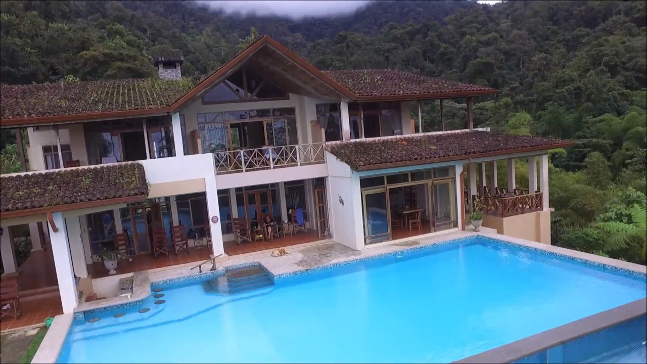 Energy Nature Compound with Waterfalls And Organic Coffee Farm - YouTube