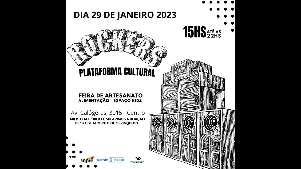 Rockers Sound System na Plataforma Cultural - Esquenta Bloco do Reggae ...