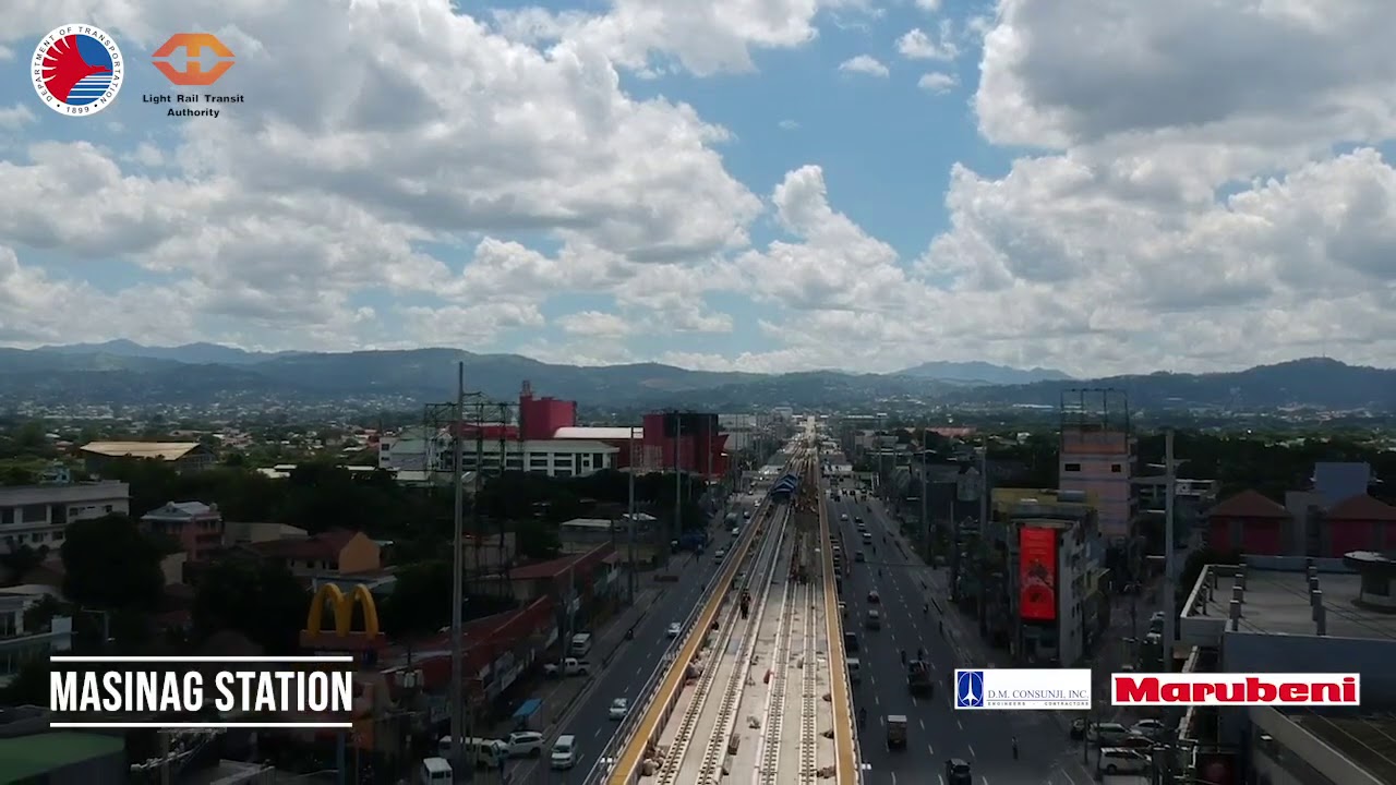 LATEST UPDATE: LRT 2 EXTENSION PROJECT - YouTube