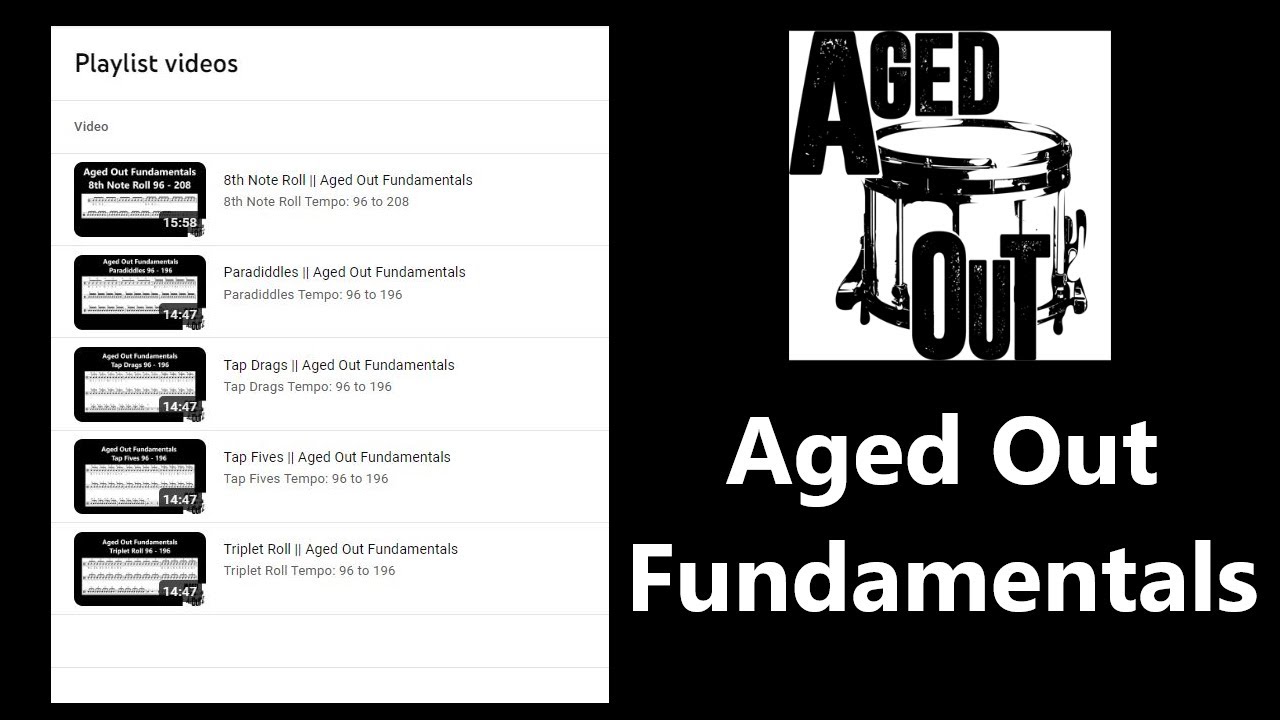 What is the Aged Out Fundamentals Playlist? - YouTube