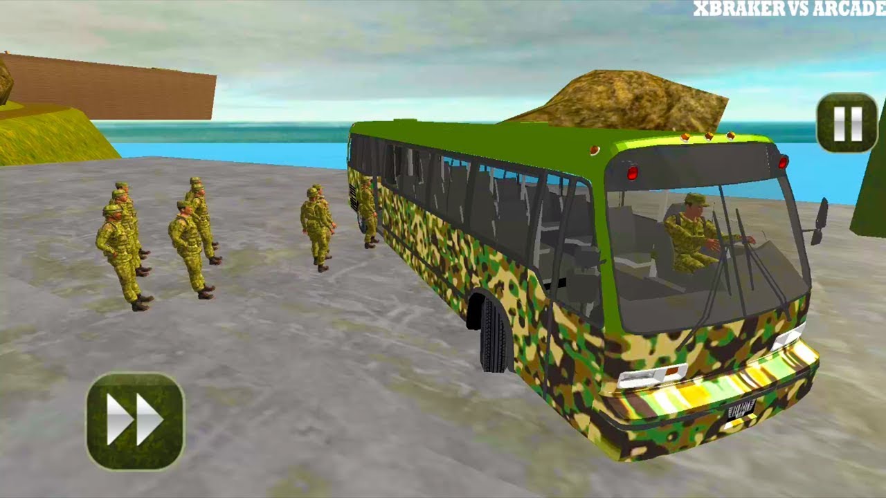 Army Bus Driving 2017 - Military Coach Transporter New Bus Unlocked ...