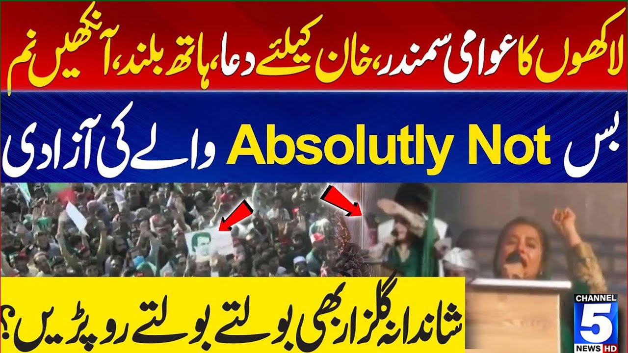 PTI JALSA | Shanda Gulzar Emotional Speech regarding Imran Khan | PTI ...