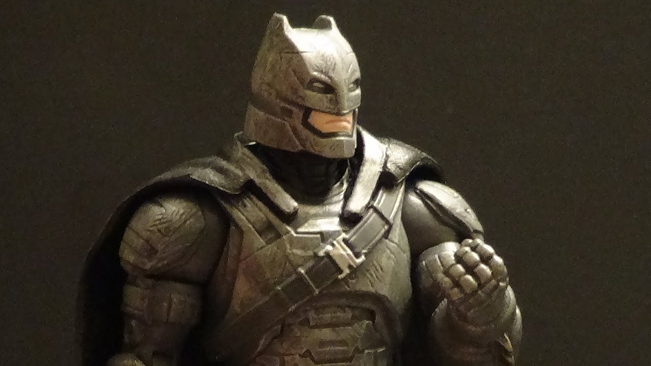 Armored Batman BvS DC Comics Multiverse Action Figure Review - YouTube