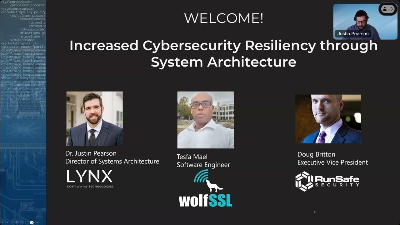 Increased Cybersecurity Resiliency through System Architecture - Best Practices - YouTube